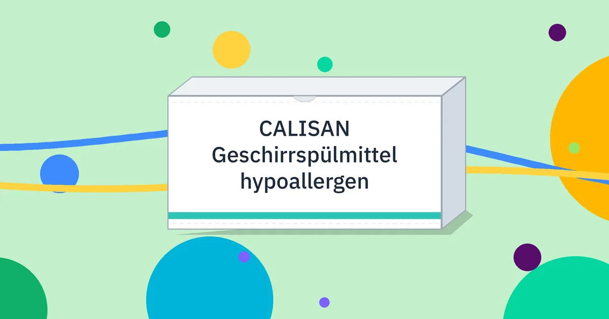 Symbolbild: Packung mit der Aufschrift CALISAN Geschirrspülmittel hypoallergen (PZN 09225396) – Verfügbarkeit und Bezug in Apotheken in Frankfurt am Main