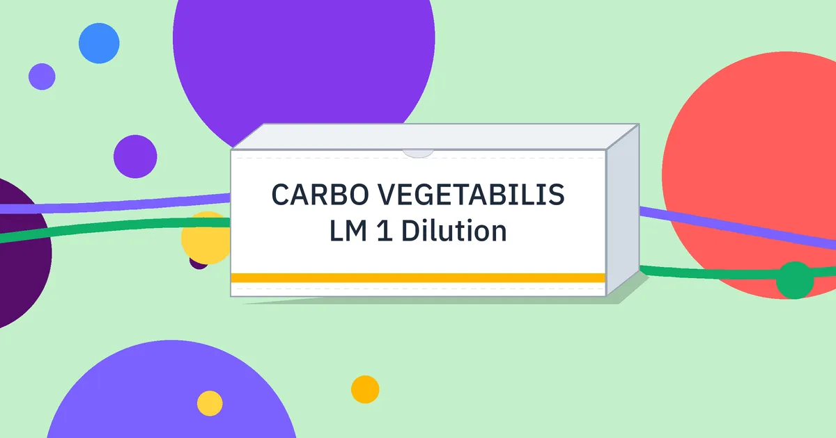 Symbolbild: Packung mit der Aufschrift CARBO VEGETABILIS LM 1 Dilution (PZN 12809379) – Verfügbarkeit und Bezug in Apotheken in Frankfurt am Main