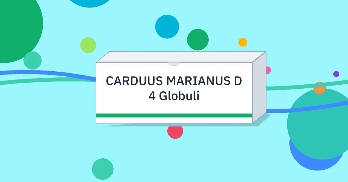 Symbolbild: Packung mit der Aufschrift CARDUUS MARIANUS D 4 Globuli (PZN 02638014) – Verfügbarkeit und Bezug in Apotheken in Frankfurt am Main