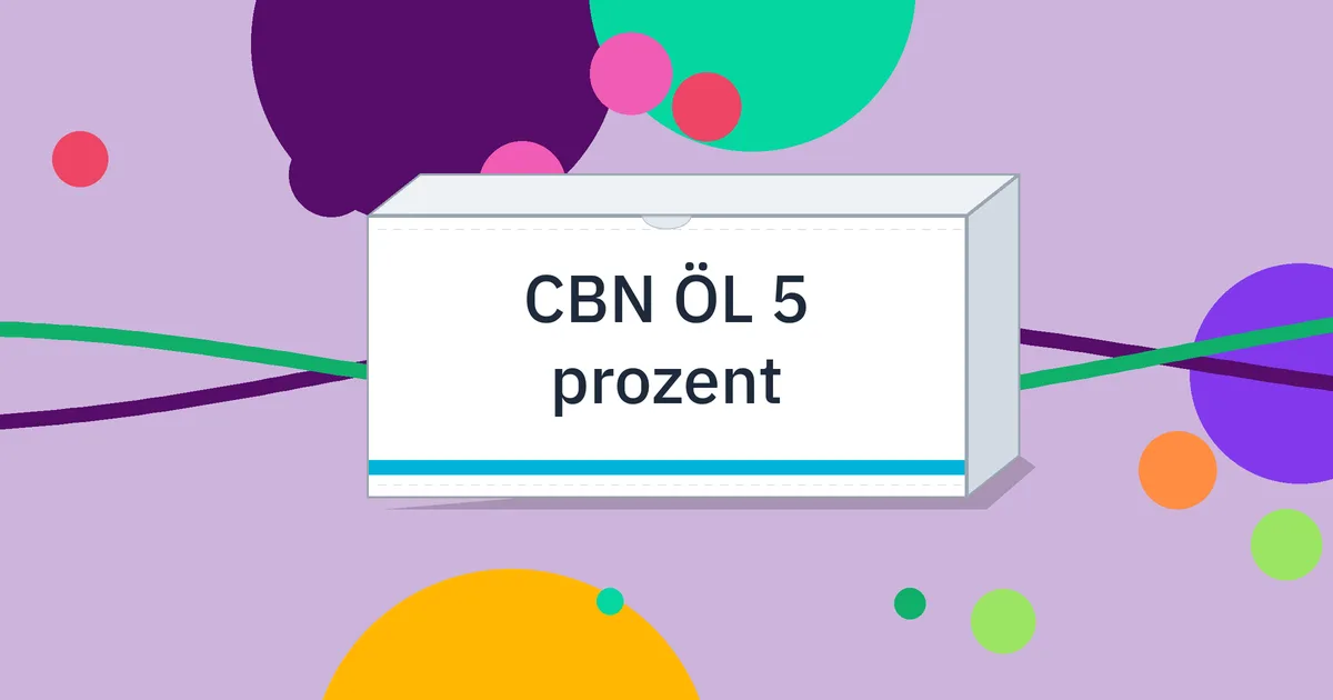 Symbolbild: Packung mit der Aufschrift CBN ÖL 5 prozent (PZN 17438953) – Verfügbarkeit und Bezug in Apotheken in Frankfurt am Main