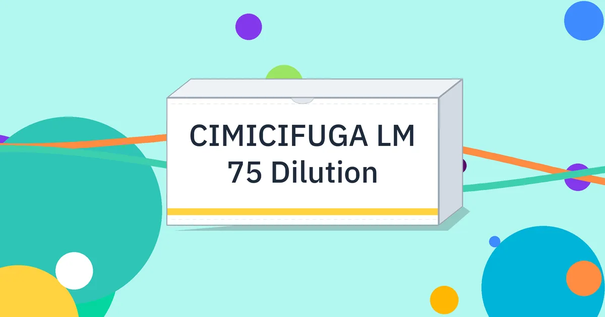 Symbolbild: Packung mit der Aufschrift CIMICIFUGA LM 75 Dilution (PZN 12819337) – Verfügbarkeit und Bezug in Apotheken in Frankfurt am Main