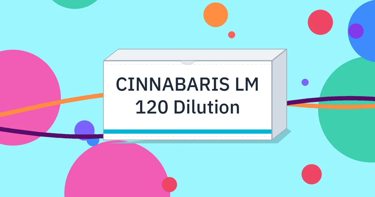 Symbolbild: Packung mit der Aufschrift CINNABARIS LM 120 Dilution (PZN 12820688) – Verfügbarkeit und Bezug in Apotheken in Frankfurt am Main