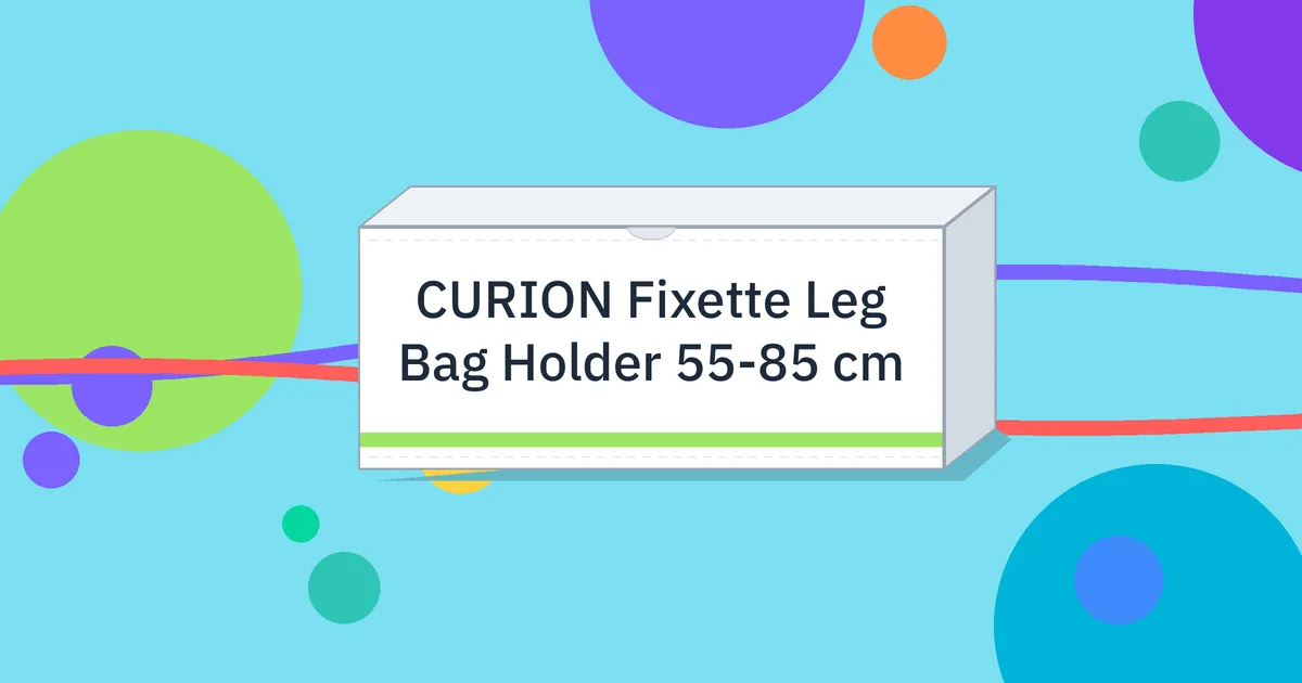Symbolbild: Packung mit der Aufschrift CURION Fixette Leg Bag Holder 55-85 cm (PZN 20892526) – Verfügbarkeit und Bezug in Apotheken in Frankfurt am Main