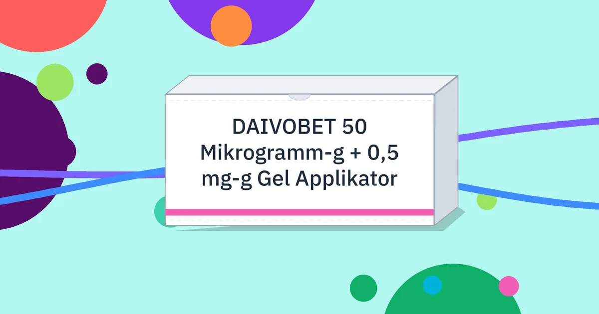 Symbolbild: Packung mit der Aufschrift DAIVOBET 50 Mikrogramm-g + 0,5 mg-g Gel Applikator (PZN 11663637) – Verfügbarkeit und Bezug in Apotheken in Frankfurt am Main