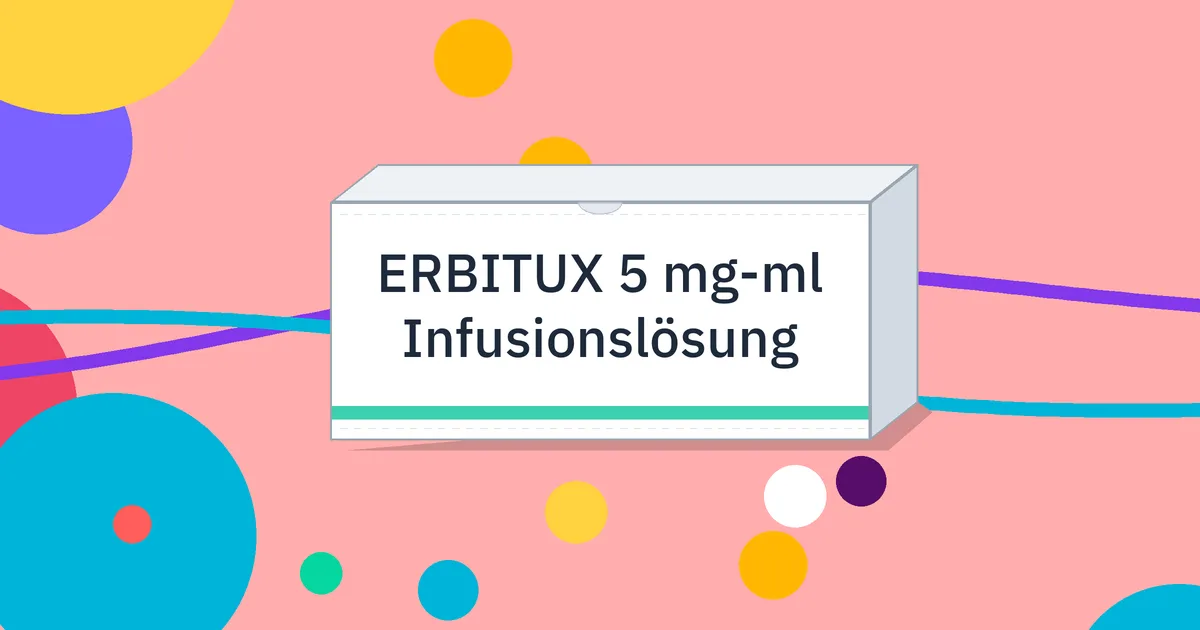 Symbolbild: Packung mit der Aufschrift ERBITUX 5 mg-ml Infusionslösung (PZN 11342353) – Verfügbarkeit und Bezug in Apotheken in Frankfurt am Main