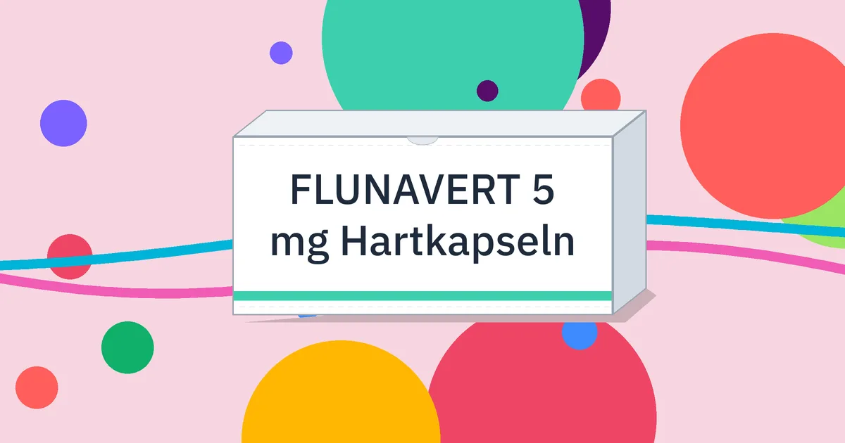 Symbolbild: Packung mit der Aufschrift FLUNAVERT 5 mg Hartkapseln (PZN 08701972) – Verfügbarkeit und Bezug in Apotheken in Frankfurt am Main