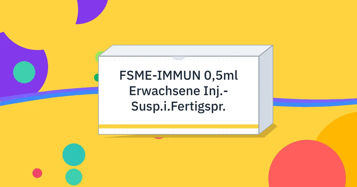 Symbolbild: Packung mit der Aufschrift FSME-IMMUN 0,5ml Erwachsene Inj.-Susp.i.Fertigspr. (PZN 00747182) – Verfügbarkeit und Bezug in Apotheken in Frankfurt am Main