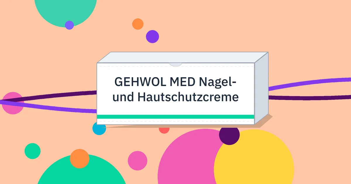 Symbolbild: Packung mit der Aufschrift GEHWOL MED Nagel- und Hautschutzcreme (PZN 20101128) – Verfügbarkeit und Bezug in Apotheken in Frankfurt am Main