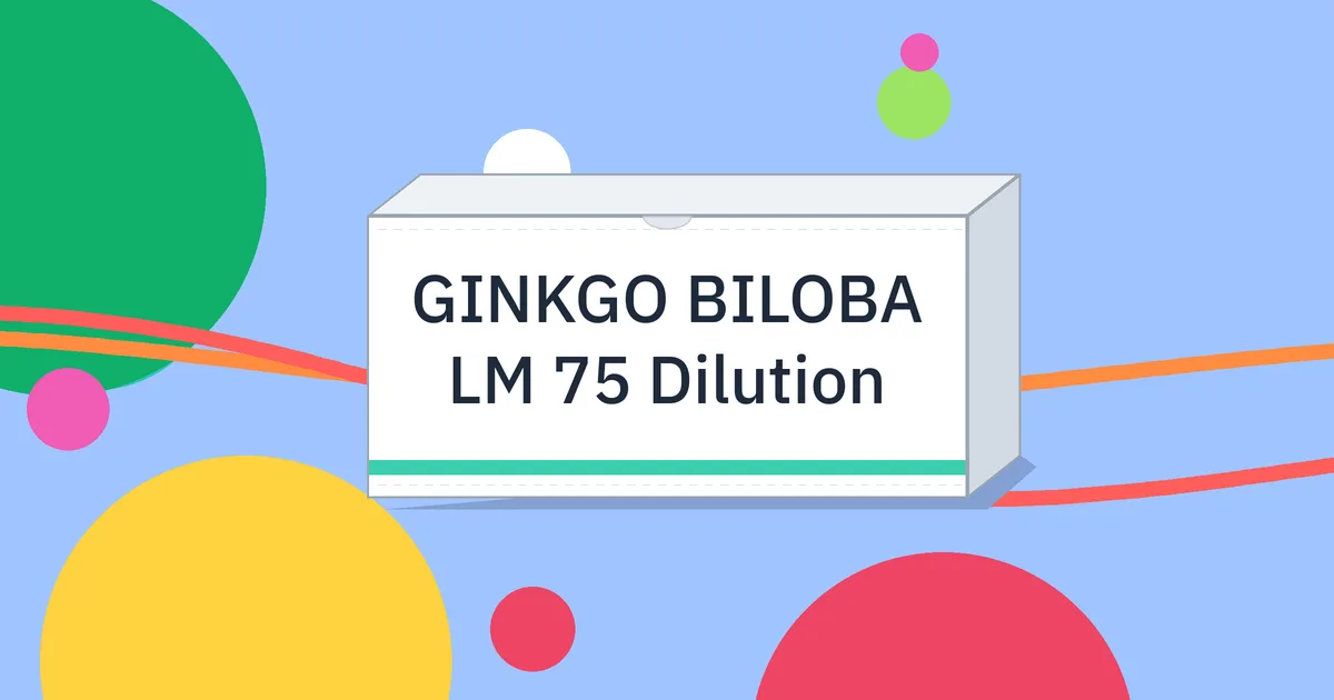 Symbolbild: Packung mit der Aufschrift GINKGO BILOBA LM 75 Dilution (PZN 12878334) – Verfügbarkeit und Bezug in Apotheken in Frankfurt am Main