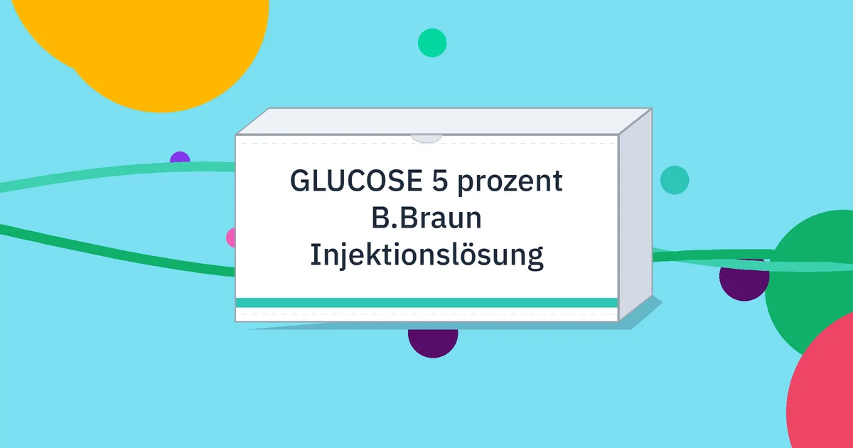 Symbolbild: Packung mit der Aufschrift GLUCOSE 5 prozent B.Braun Injektionslösung (PZN 04164425) – Verfügbarkeit und Bezug in Apotheken in Frankfurt am Main