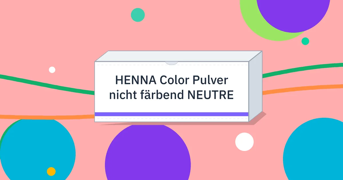 Symbolbild: Packung mit der Aufschrift HENNA Color Pulver nicht färbend NEUTRE (PZN 09940845) – Verfügbarkeit und Bezug in Apotheken in Frankfurt am Main