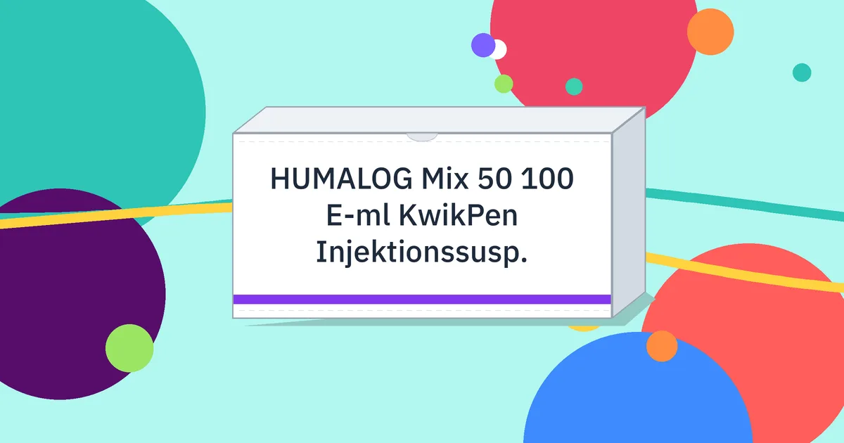 Symbolbild: Packung mit der Aufschrift HUMALOG Mix 50 100 E-ml KwikPen Injektionssusp. (PZN 06087143) – Verfügbarkeit und Bezug in Apotheken in Frankfurt am Main