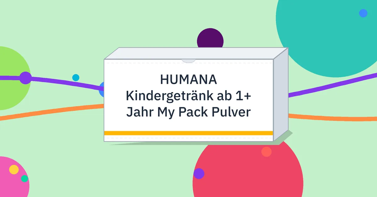 Symbolbild: Packung mit der Aufschrift HUMANA Kindergetränk ab 1+ Jahr My Pack Pulver (PZN 17420479) – Verfügbarkeit und Bezug in Apotheken in Frankfurt am Main