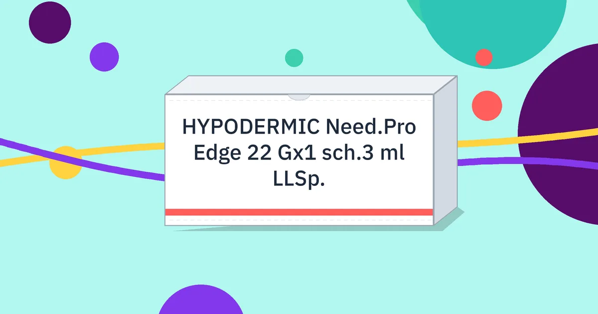 Symbolbild: Packung mit der Aufschrift HYPODERMIC Need.Pro Edge 22 Gx1 sch.3 ml LLSp. (PZN 00903759) – Verfügbarkeit und Bezug in Apotheken in Frankfurt am Main