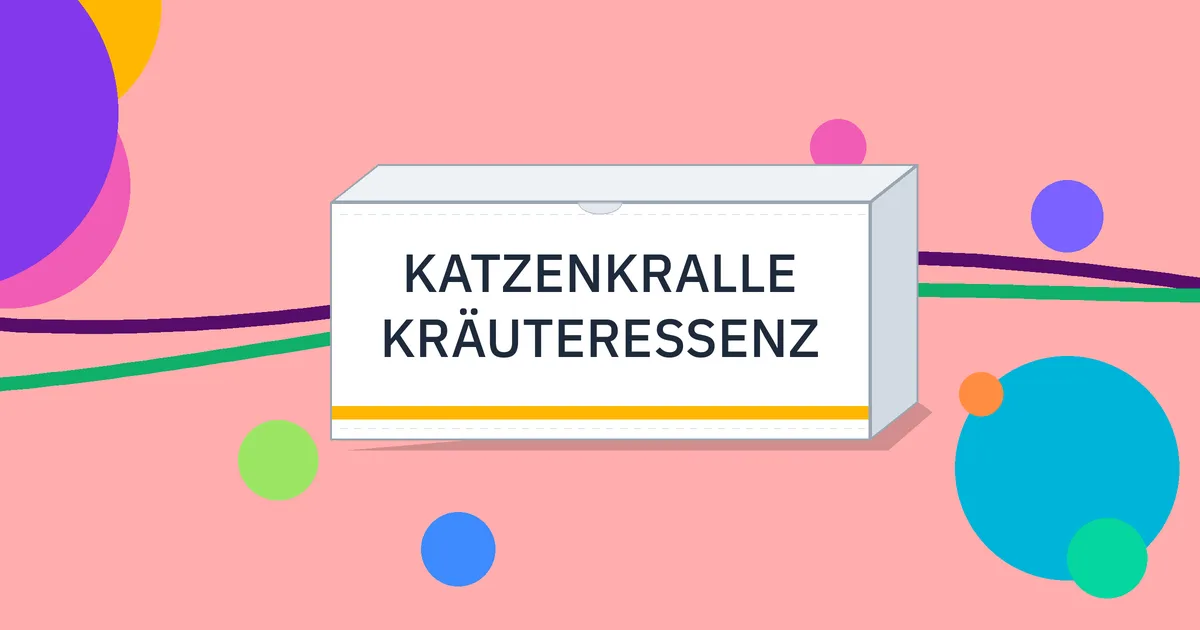 Symbolbild: Packung mit der Aufschrift KATZENKRALLE KRÄUTERESSENZ (PZN 16360930) – Verfügbarkeit und Bezug in Apotheken in Frankfurt am Main