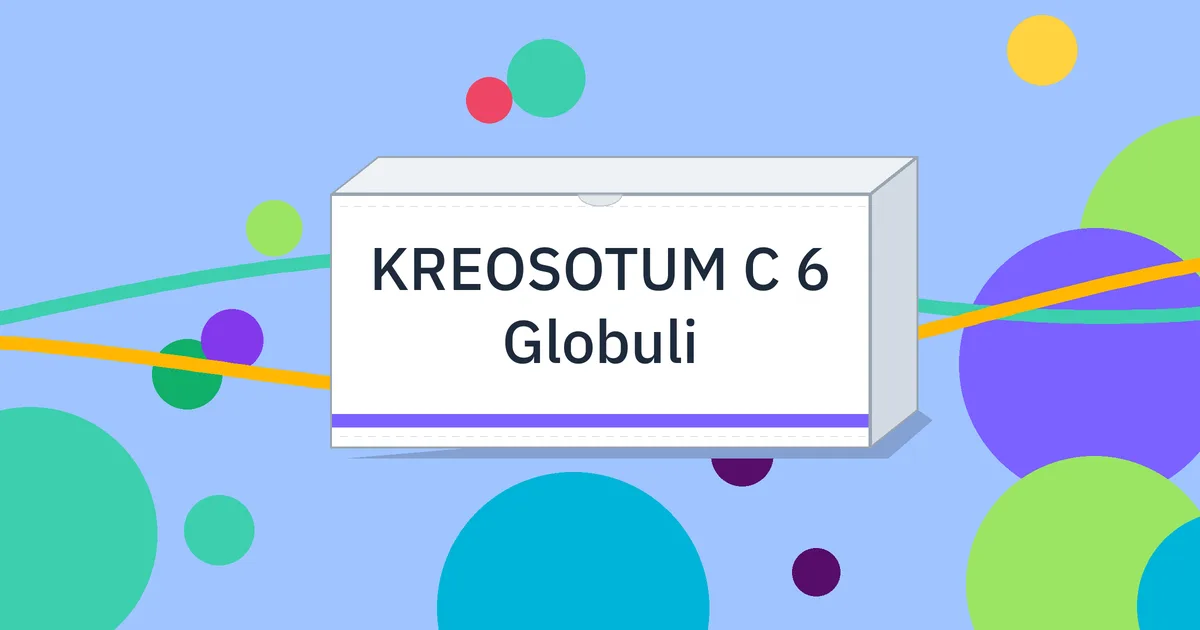 Symbolbild: Packung mit der Aufschrift KREOSOTUM C 6 Globuli (PZN 19685377) – Verfügbarkeit und Bezug in Apotheken in Frankfurt am Main