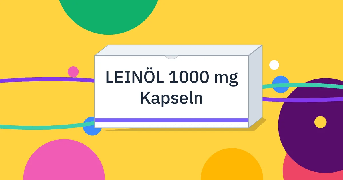 Symbolbild: Packung mit der Aufschrift LEINÖL 1000 mg Kapseln (PZN 20616855) – Verfügbarkeit und Bezug in Apotheken in Frankfurt am Main