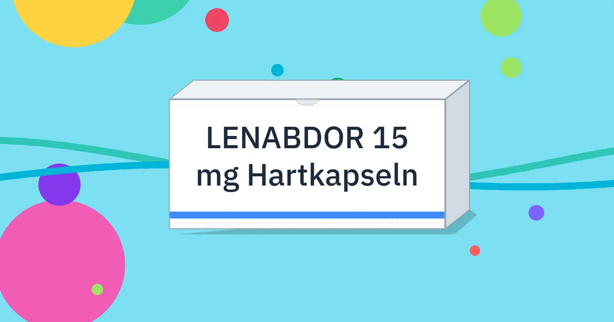 Symbolbild: Packung mit der Aufschrift LENABDOR 15 mg Hartkapseln (PZN 17934416) – Verfügbarkeit und Bezug in Apotheken in Frankfurt am Main