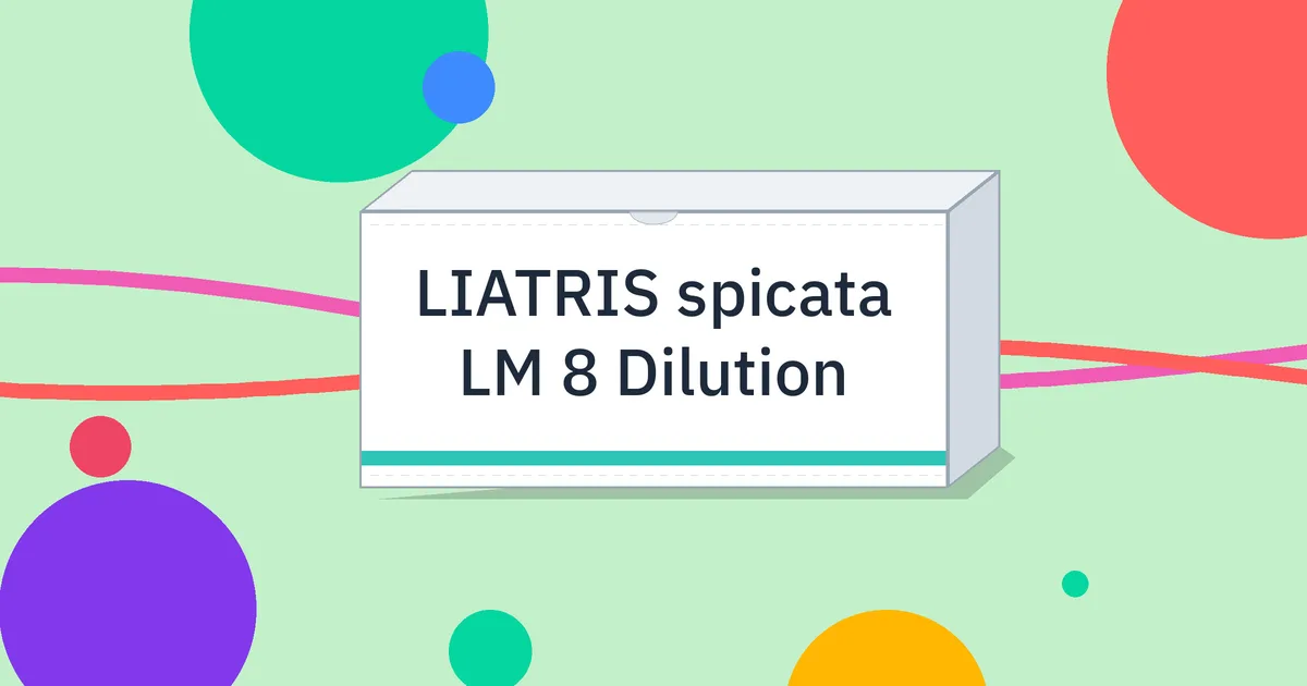 Symbolbild: Packung mit der Aufschrift LIATRIS spicata LM 8 Dilution (PZN 13528671) – Verfügbarkeit und Bezug in Apotheken in Frankfurt am Main