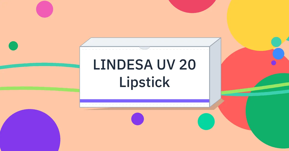 Symbolbild: Packung mit der Aufschrift LINDESA UV 20 Lipstick (PZN 00849474) – Verfügbarkeit und Bezug in Apotheken in Frankfurt am Main