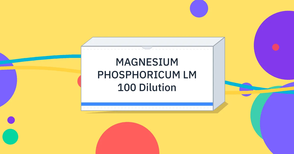 Symbolbild: Packung mit der Aufschrift MAGNESIUM PHOSPHORICUM LM 100 Dilution (PZN 12939478) – Verfügbarkeit und Bezug in Apotheken in Frankfurt am Main