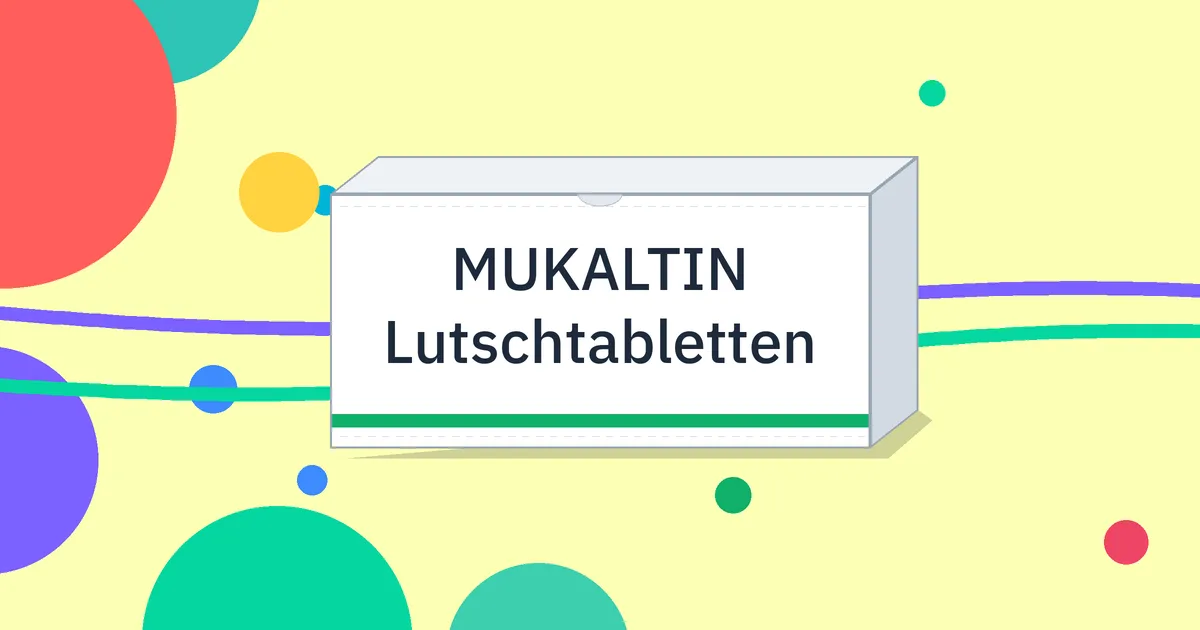 Symbolbild: Packung mit der Aufschrift MUKALTIN Lutschtabletten (PZN 16018628) – Verfügbarkeit und Bezug in Apotheken in Frankfurt am Main