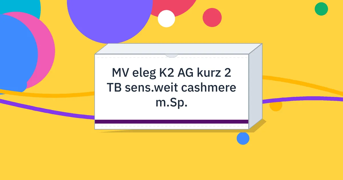 Symbolbild: Packung mit der Aufschrift MV eleg K2 AG kurz 2 TB sens.weit cashmere m.Sp. (PZN 14674535) – Verfügbarkeit und Bezug in Apotheken in Frankfurt am Main