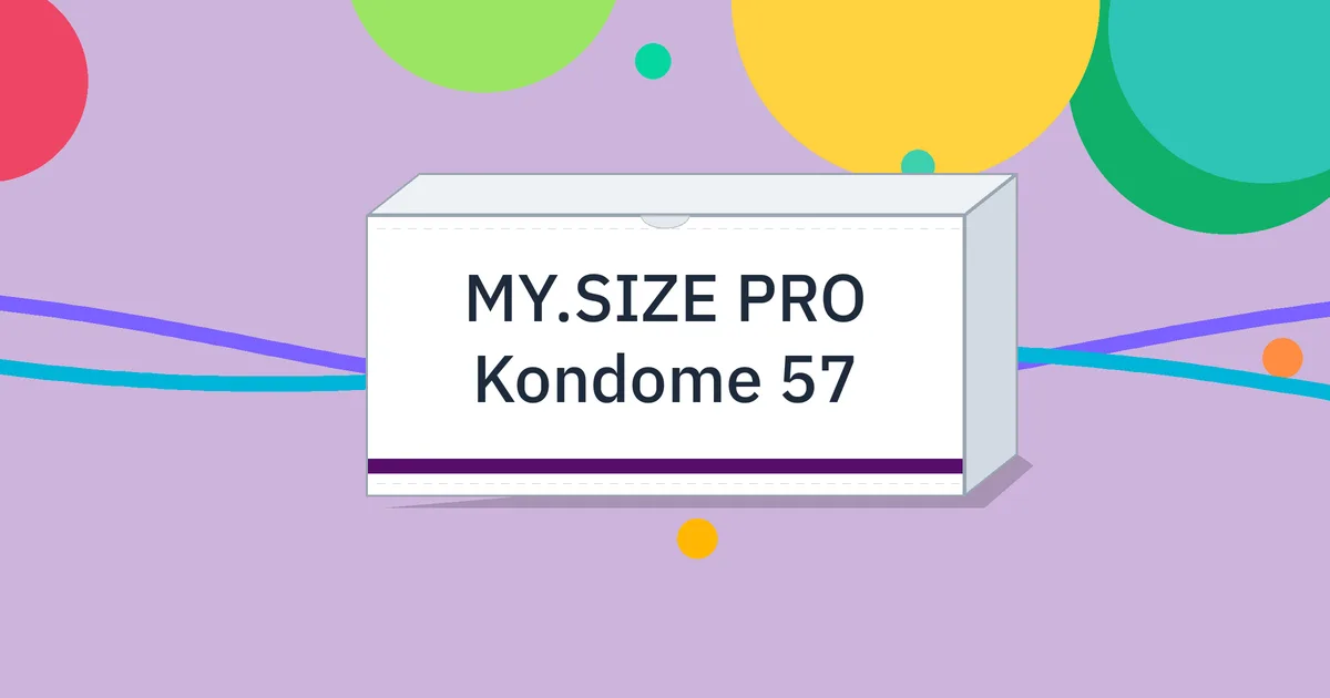 Symbolbild: Packung mit der Aufschrift MY.SIZE PRO Kondome 57 (PZN 17458134) – Verfügbarkeit und Bezug in Apotheken in Frankfurt am Main