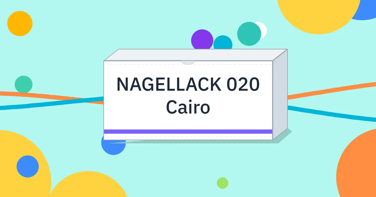 Symbolbild: Packung mit der Aufschrift NAGELLACK 020 Cairo (PZN 10949679) – Verfügbarkeit und Bezug in Apotheken in Frankfurt am Main