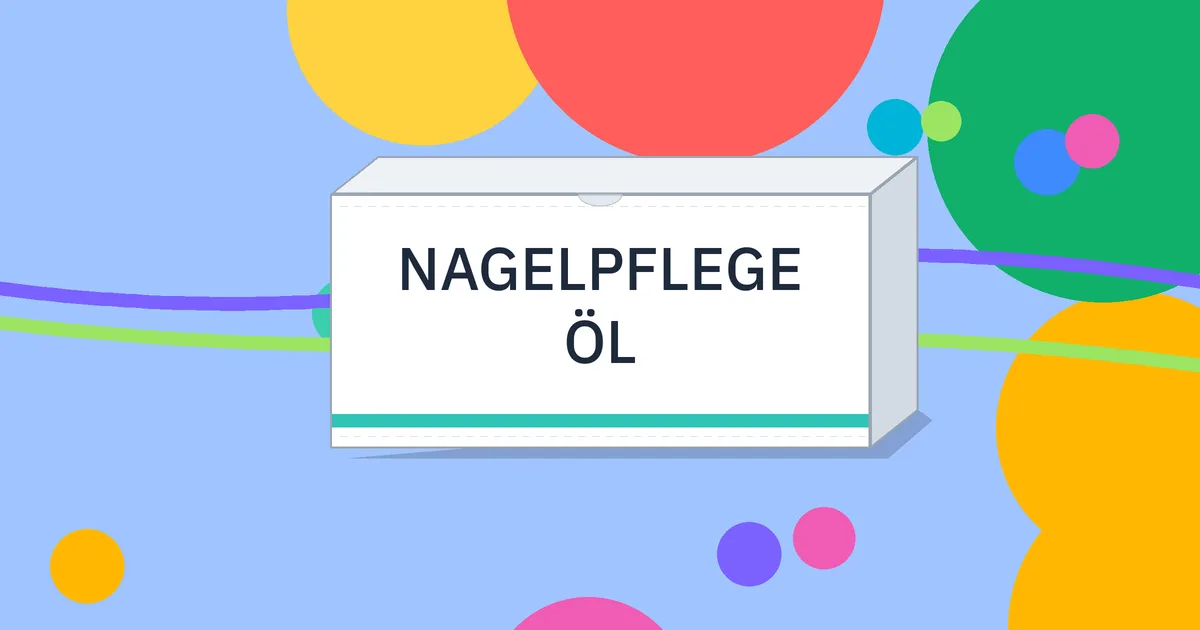 Symbolbild: Packung mit der Aufschrift NAGELPFLEGE ÖL (PZN 18400651) – Verfügbarkeit und Bezug in Apotheken in Frankfurt am Main