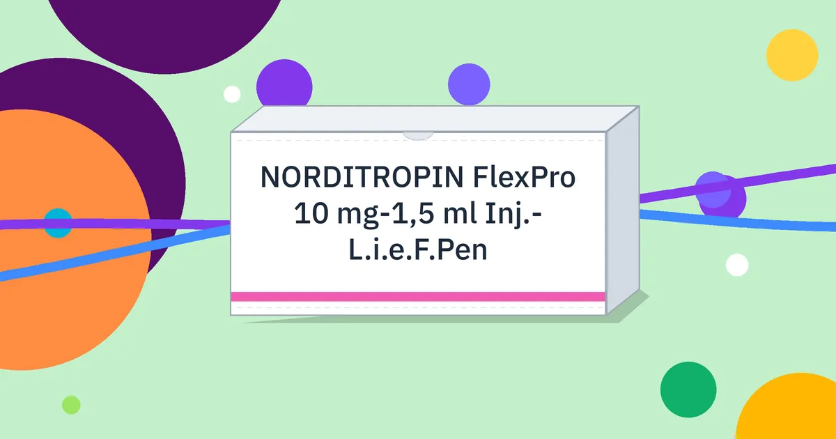 Symbolbild: Packung mit der Aufschrift NORDITROPIN FlexPro 10 mg-1,5 ml Inj.-L.i.e.F.Pen (PZN 13515349) – Verfügbarkeit und Bezug in Apotheken in Frankfurt am Main