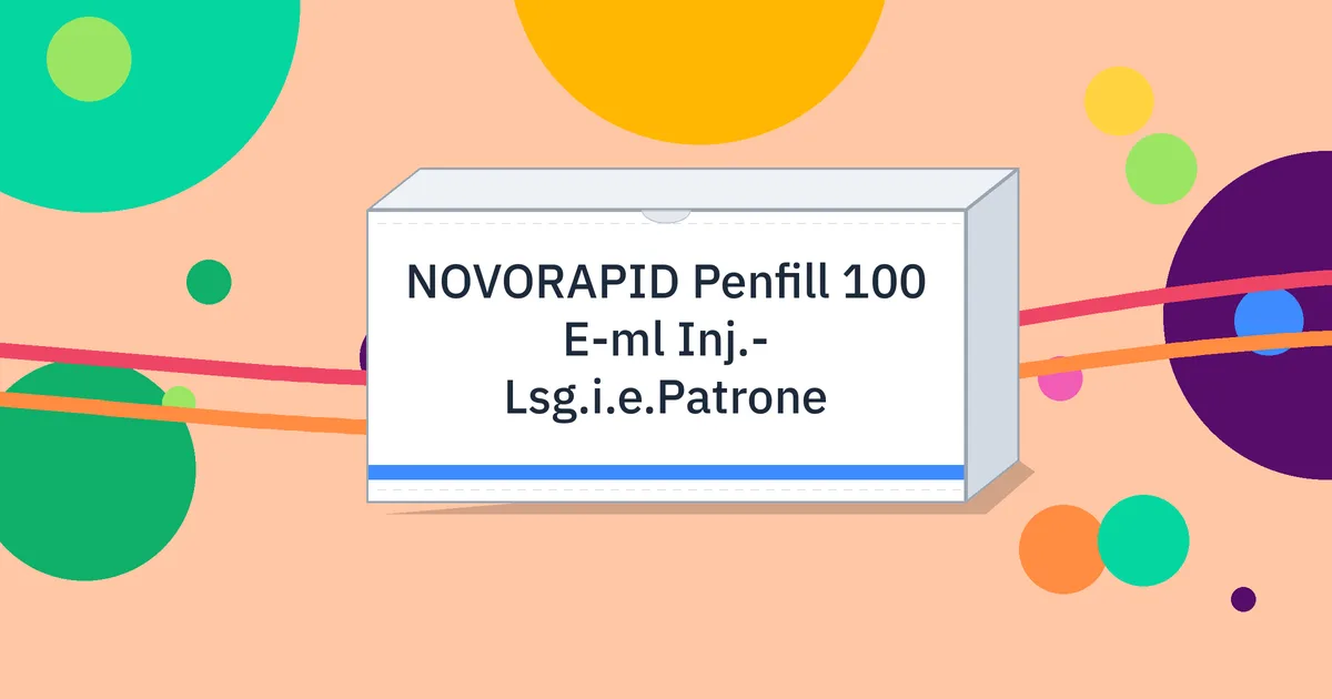 Symbolbild: Packung mit der Aufschrift NOVORAPID Penfill 100 E-ml Inj.-Lsg.i.e.Patrone (PZN 04031701) – Verfügbarkeit und Bezug in Apotheken in Frankfurt am Main