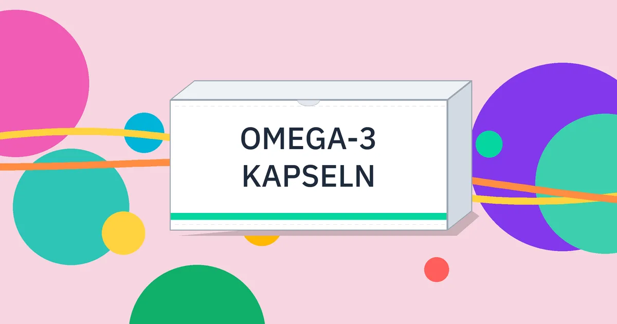 Symbolbild: Packung mit der Aufschrift OMEGA-3 KAPSELN (PZN 07021933) – Verfügbarkeit und Bezug in Apotheken in Frankfurt am Main
