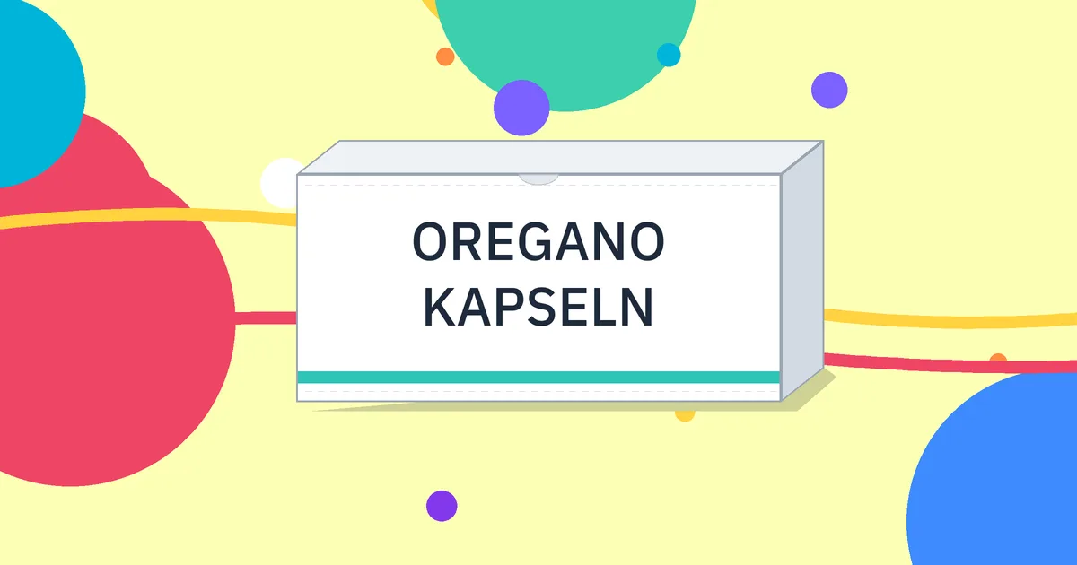 Symbolbild: Packung mit der Aufschrift OREGANO KAPSELN (PZN 13336138) – Verfügbarkeit und Bezug in Apotheken in Frankfurt am Main