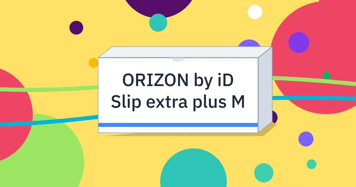 Symbolbild: Packung mit der Aufschrift ORIZON by iD Slip extra plus M (PZN 17267813) – Verfügbarkeit und Bezug in Apotheken in Frankfurt am Main