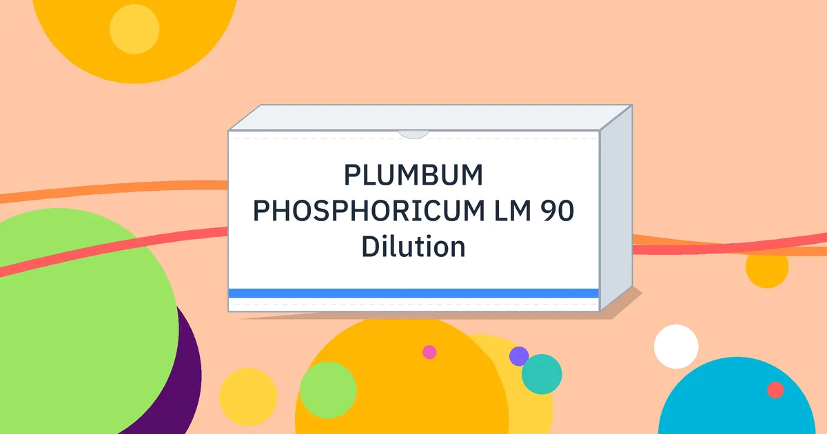 Symbolbild: Packung mit der Aufschrift PLUMBUM PHOSPHORICUM LM 90 Dilution (PZN 13042773) – Verfügbarkeit und Bezug in Apotheken in Frankfurt am Main