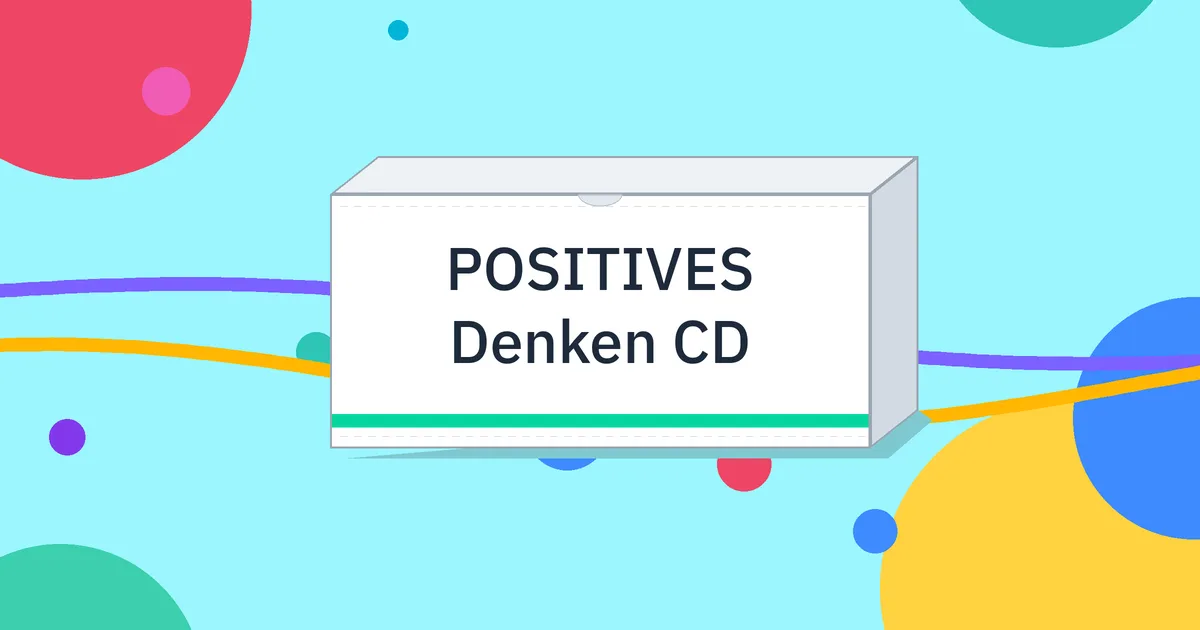 Symbolbild: Packung mit der Aufschrift POSITIVES Denken CD (PZN 05392335) – Verfügbarkeit und Bezug in Apotheken in Frankfurt am Main
