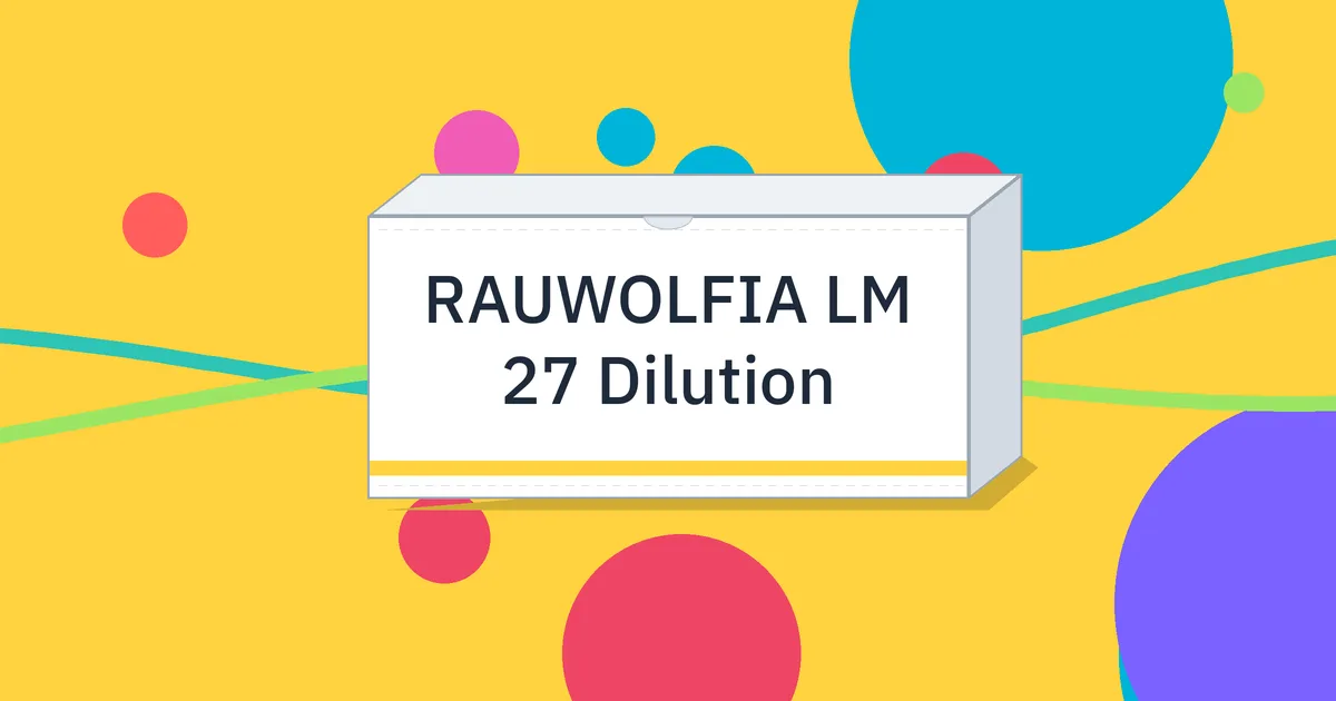 Symbolbild: Packung mit der Aufschrift RAUWOLFIA LM 27 Dilution (PZN 13046825) – Verfügbarkeit und Bezug in Apotheken in Frankfurt am Main