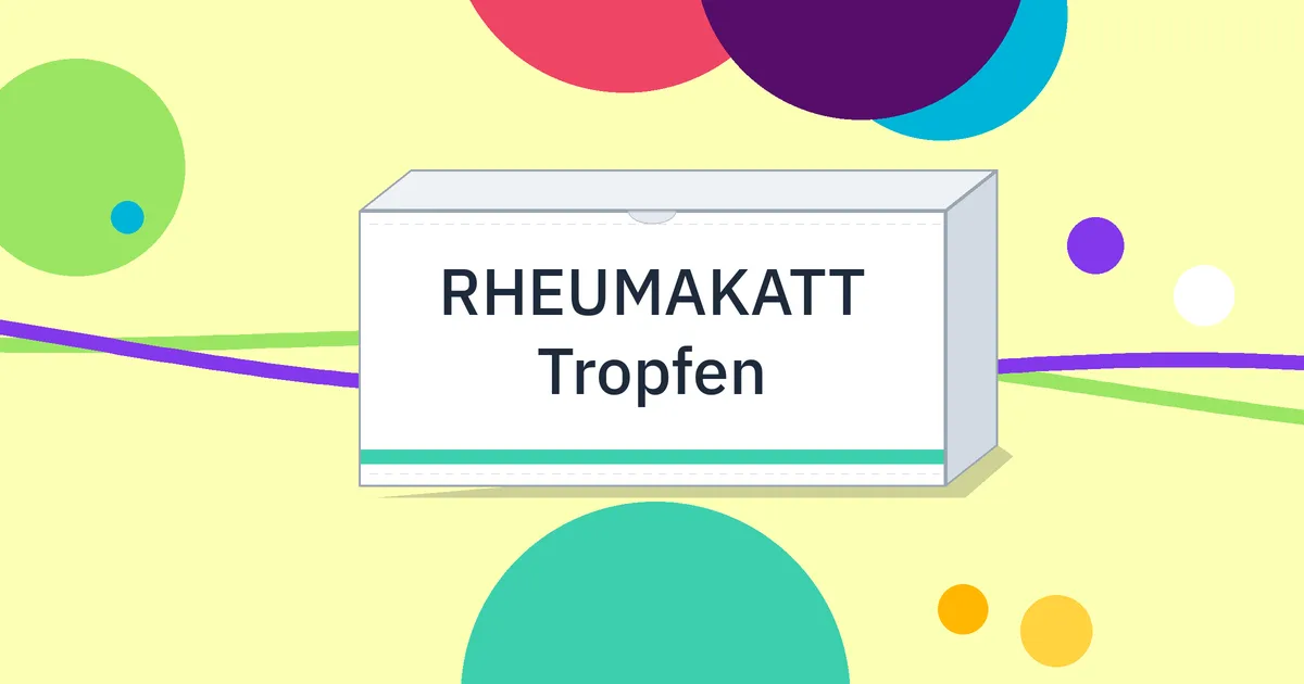 Symbolbild: Packung mit der Aufschrift RHEUMAKATT Tropfen (PZN 02814913) – Verfügbarkeit und Bezug in Apotheken in Frankfurt am Main