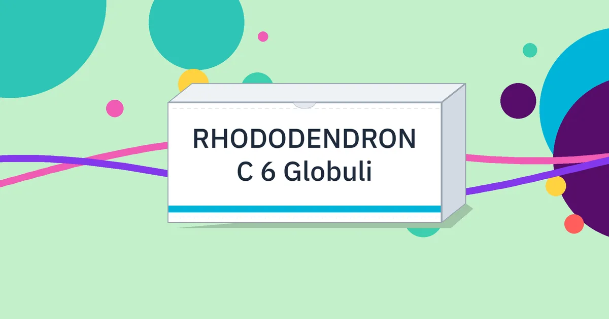Symbolbild: Packung mit der Aufschrift RHODODENDRON C 6 Globuli (PZN 07459405) – Verfügbarkeit und Bezug in Apotheken in Frankfurt am Main