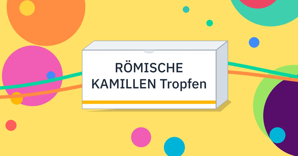 Symbolbild: Packung mit der Aufschrift RÖMISCHE KAMILLEN Tropfen (PZN 14249772) – Verfügbarkeit und Bezug in Apotheken in Frankfurt am Main
