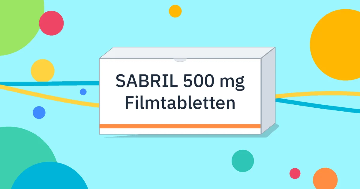 Symbolbild: Packung mit der Aufschrift SABRIL 500 mg Filmtabletten (PZN 01550300) – Verfügbarkeit und Bezug in Apotheken in Frankfurt am Main