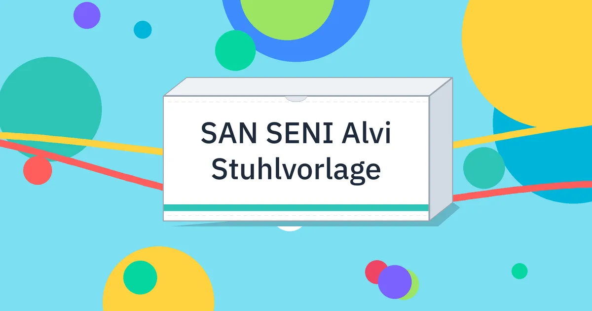 Symbolbild: Packung mit der Aufschrift SAN SENI Alvi Stuhlvorlage (PZN 03130192) – Verfügbarkeit und Bezug in Apotheken in Frankfurt am Main