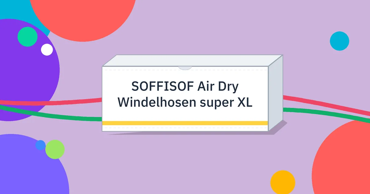 Symbolbild: Packung mit der Aufschrift SOFFISOF Air Dry Windelhosen super XL (PZN 12566356) – Verfügbarkeit und Bezug in Apotheken in Frankfurt am Main
