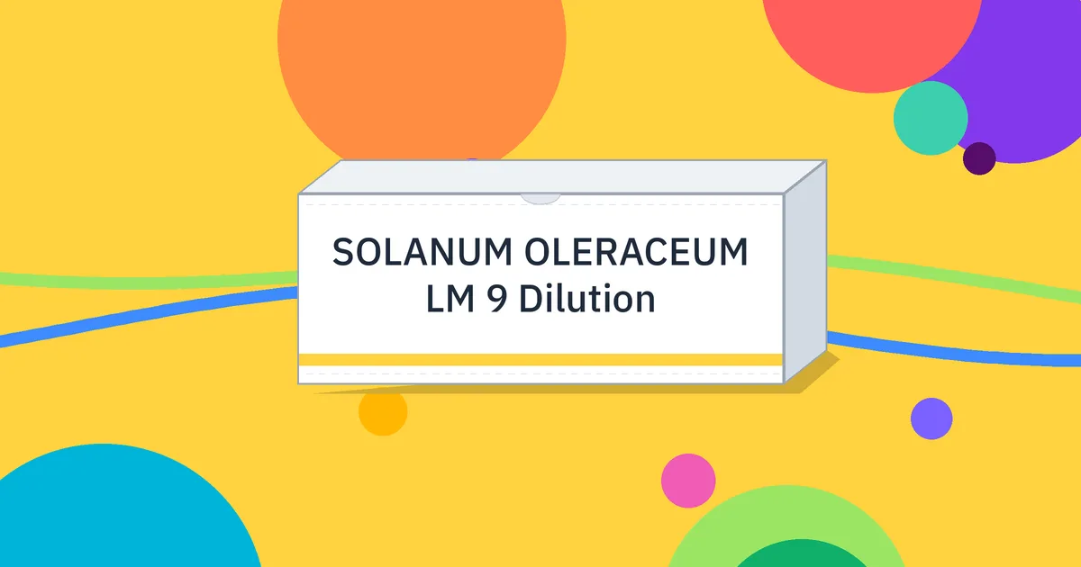 Symbolbild: Packung mit der Aufschrift SOLANUM OLERACEUM LM 9 Dilution (PZN 13193271) – Verfügbarkeit und Bezug in Apotheken in Frankfurt am Main