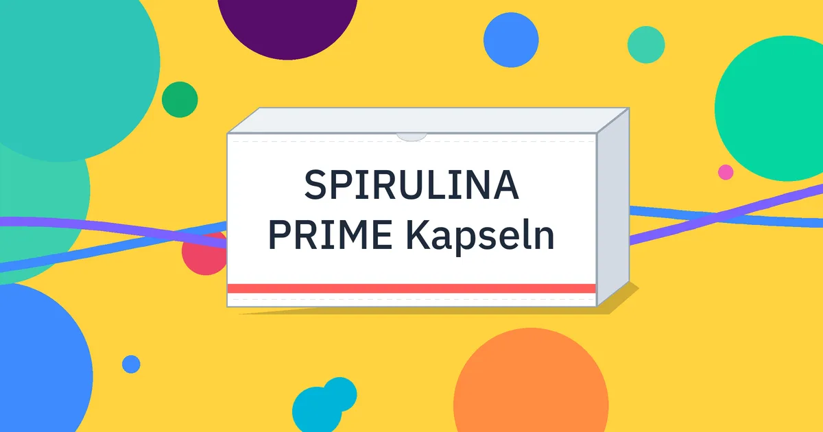 Symbolbild: Packung mit der Aufschrift SPIRULINA PRIME Kapseln (PZN 17438634) – Verfügbarkeit und Bezug in Apotheken in Frankfurt am Main