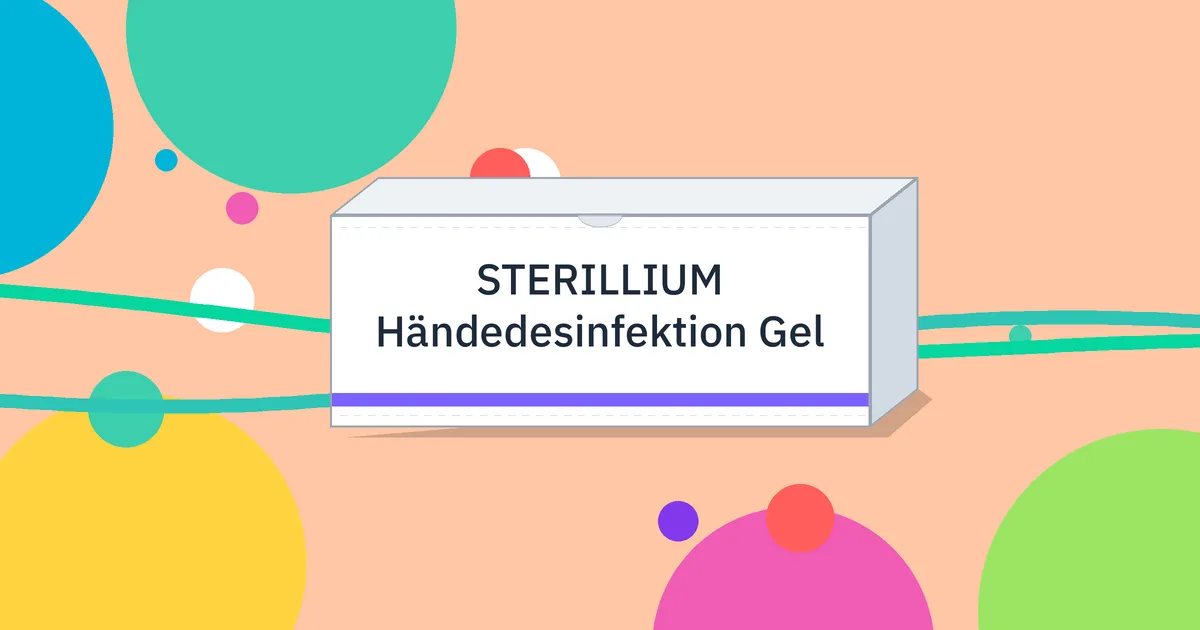 Symbolbild: Packung mit der Aufschrift STERILLIUM Händedesinfektion Gel (PZN 19383015) – Verfügbarkeit und Bezug in Apotheken in Frankfurt am Main