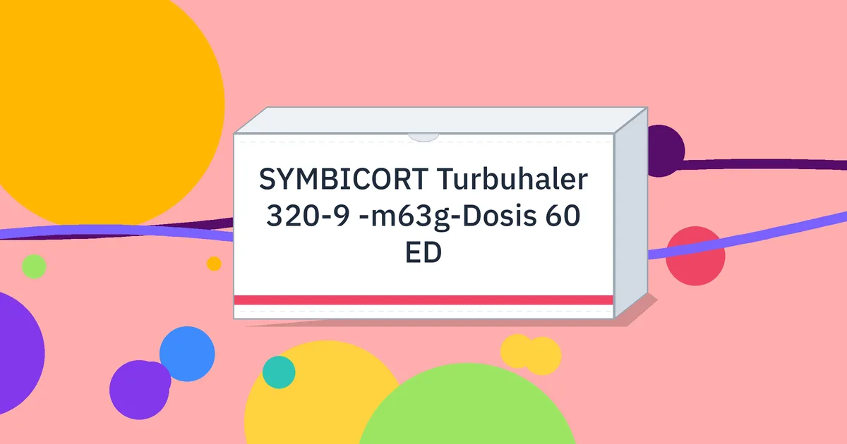 Symbolbild: Packung mit der Aufschrift SYMBICORT Turbuhaler 320-9 -m63g-Dosis 60 ED (PZN 10813796) – Verfügbarkeit und Bezug in Apotheken in Frankfurt am Main