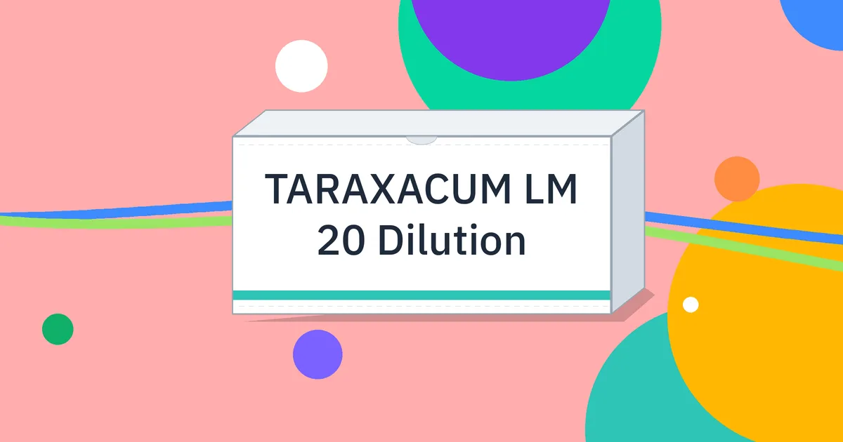 Symbolbild: Packung mit der Aufschrift TARAXACUM LM 20 Dilution (PZN 13214398) – Verfügbarkeit und Bezug in Apotheken in Frankfurt am Main