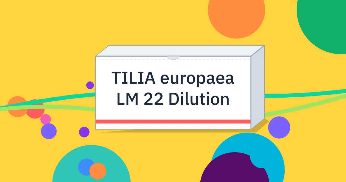 Symbolbild: Packung mit der Aufschrift TILIA europaea LM 22 Dilution (PZN 13224008) – Verfügbarkeit und Bezug in Apotheken in Frankfurt am Main